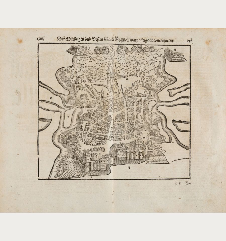 Münster: Der Mächtigen und vesten Statt Roschell, France, Charente ...